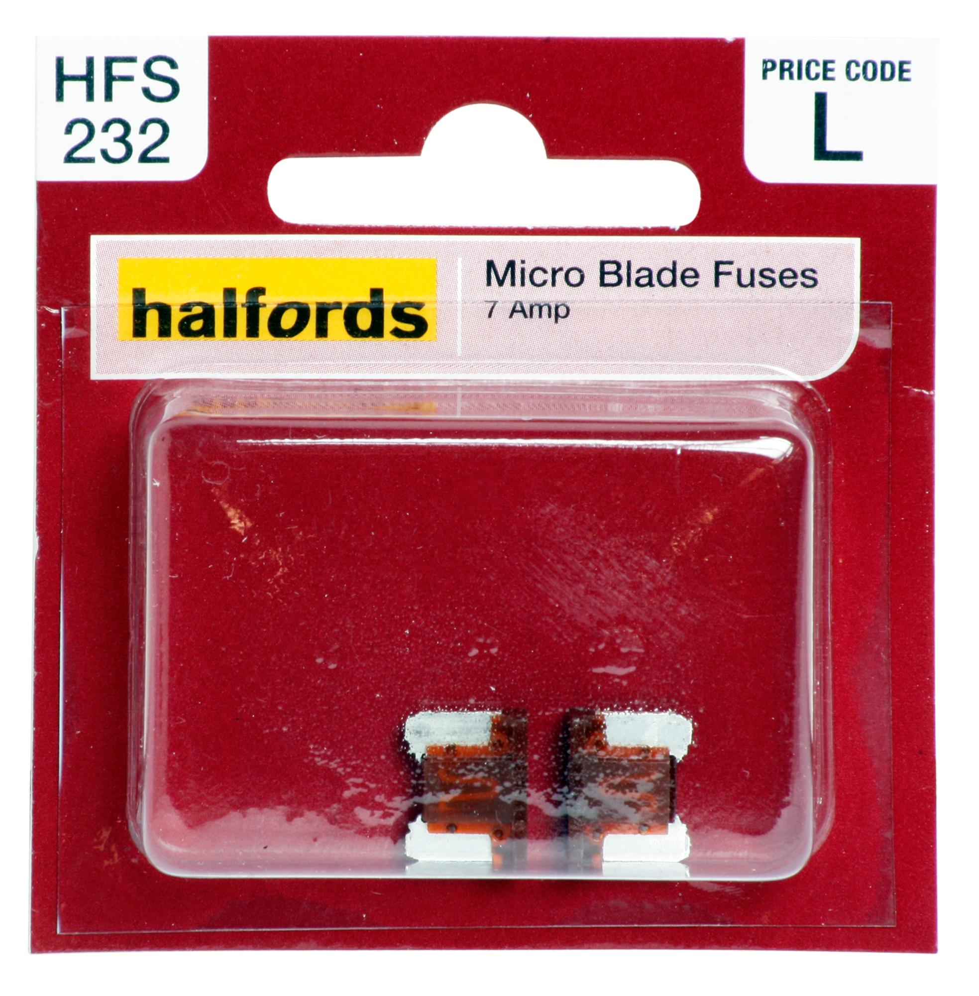 Halfords Micro Blade Fuses 7.5 Amp (HFS232) | Halfords IE