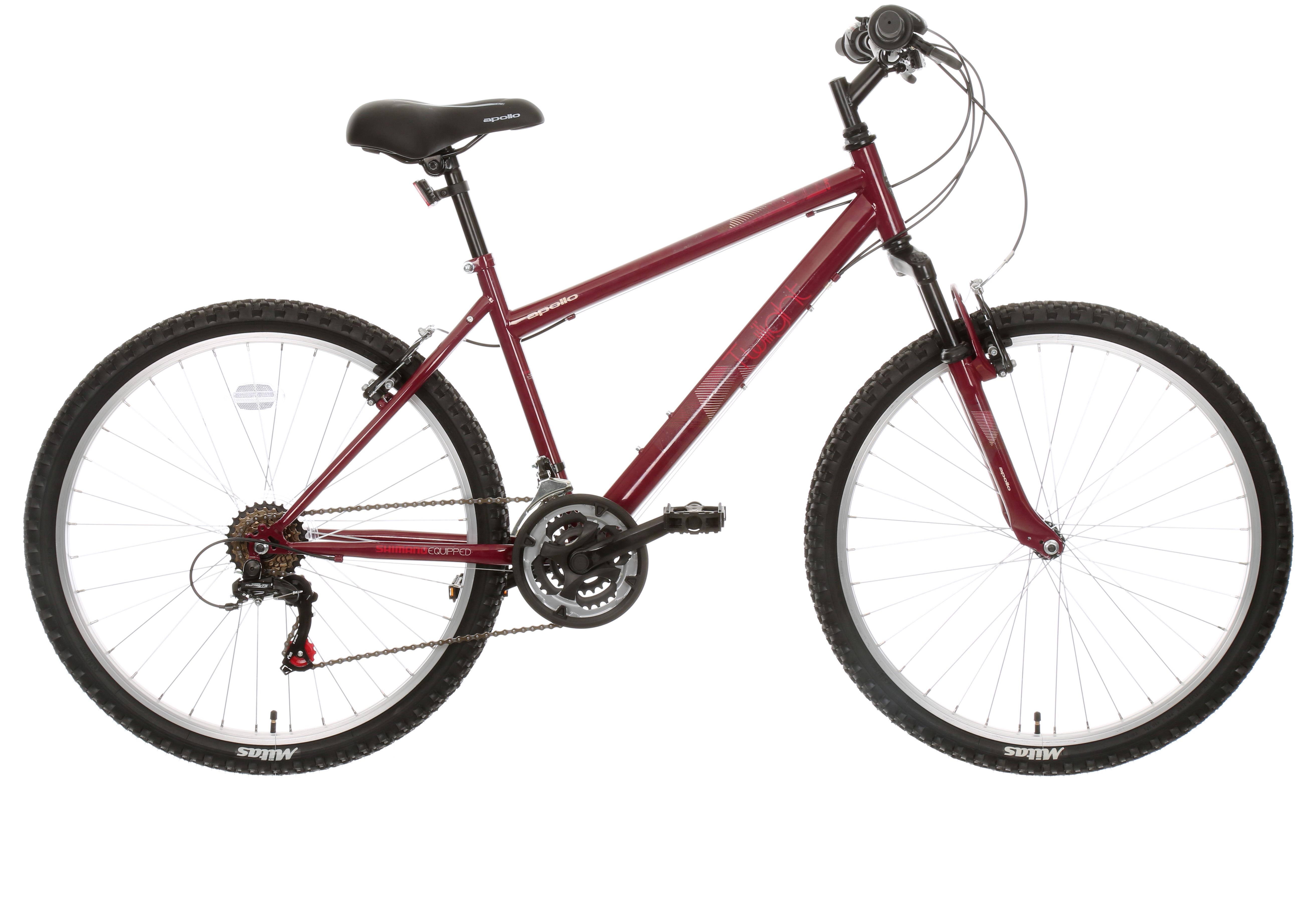 Apollo Jewel Womens Mountain Bike Purple 14", 17", 20" Frames Halfords ...