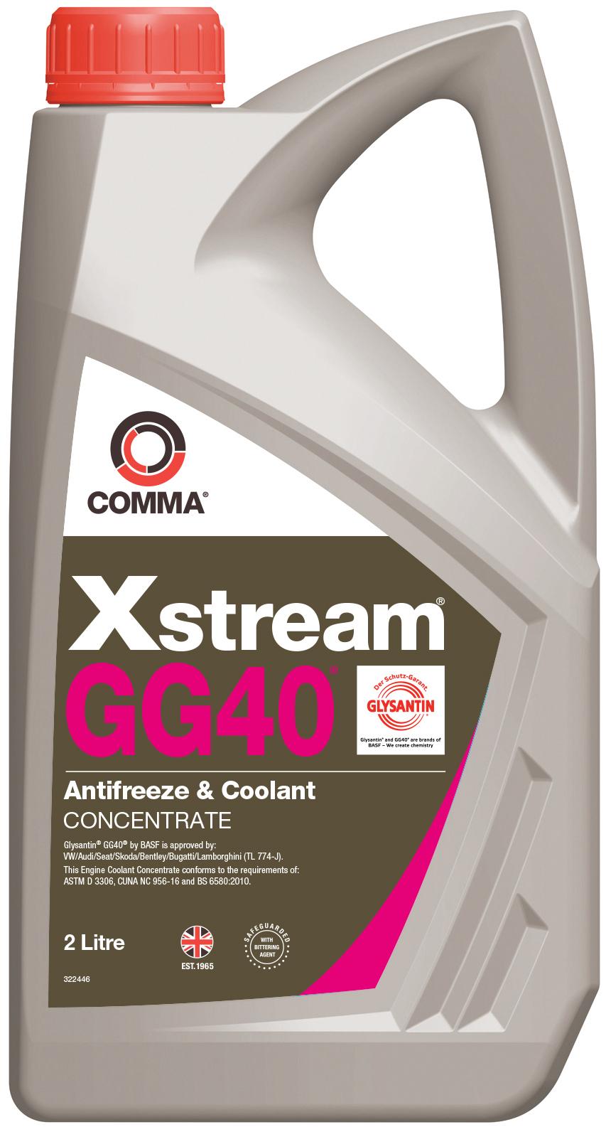 Comma Xstream GG40 Antifreeze Concentrate 2L | Halfords IE