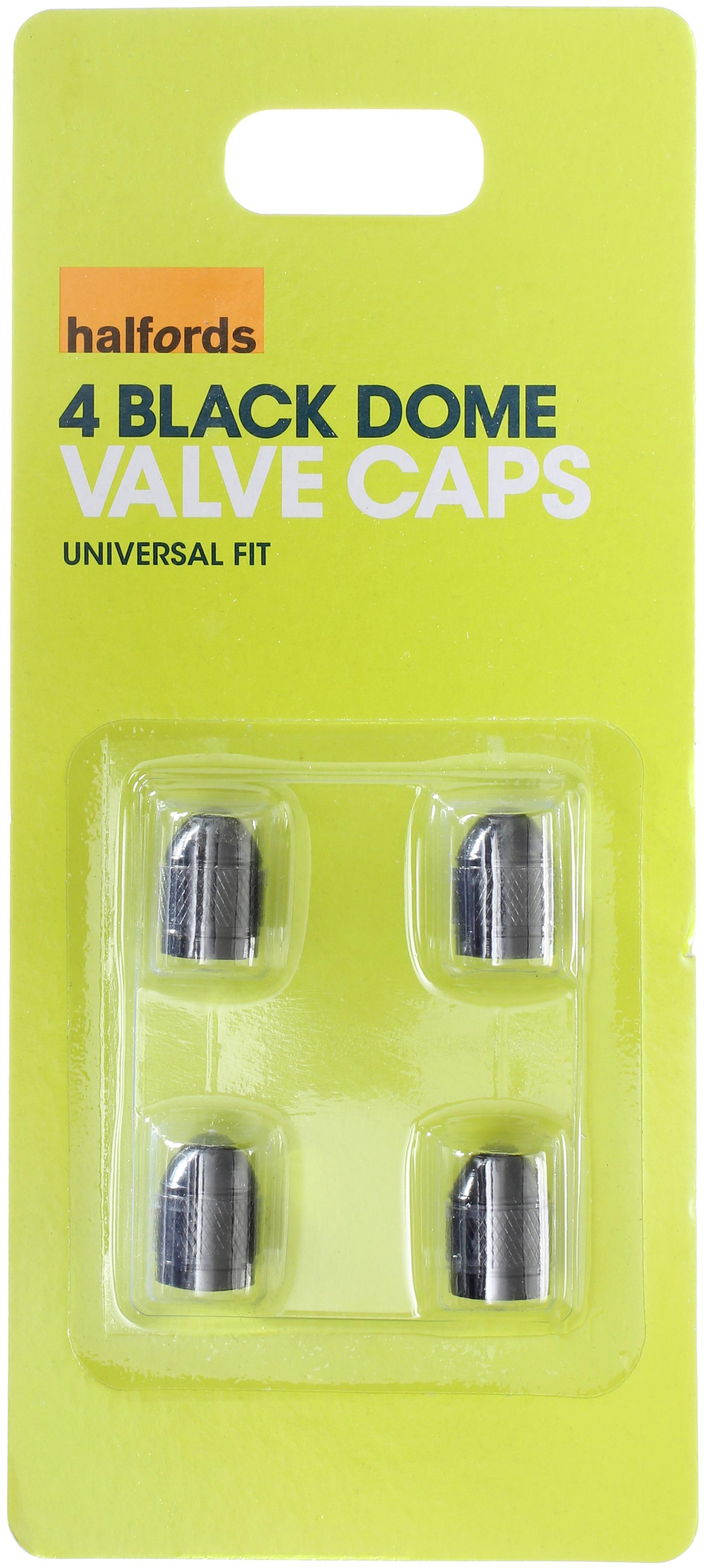Halfords Dome Caps Black | Halfords IE