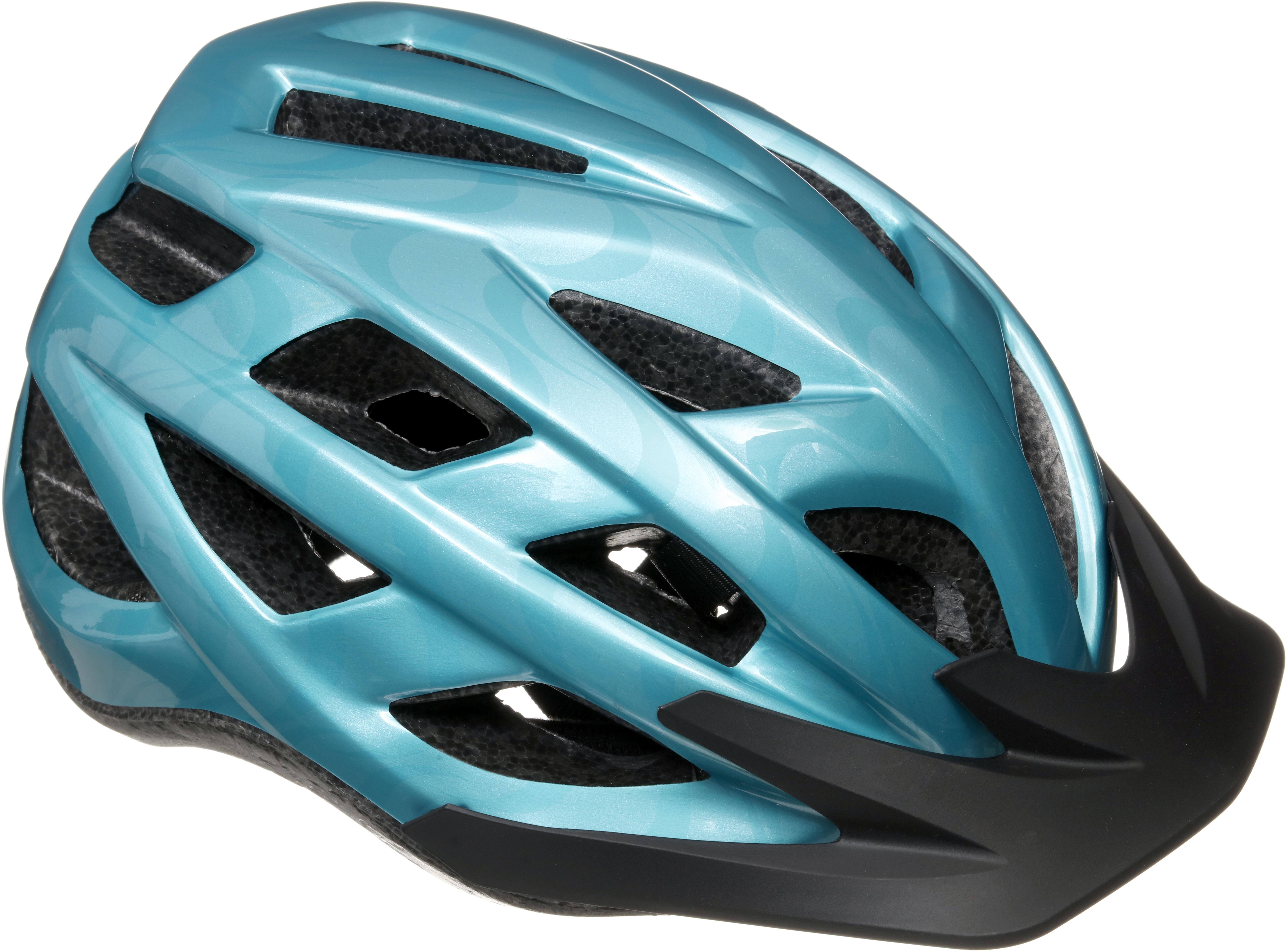 Halfords Junior Turquoise Swirls Helmet 52-56cm | Halfords IE