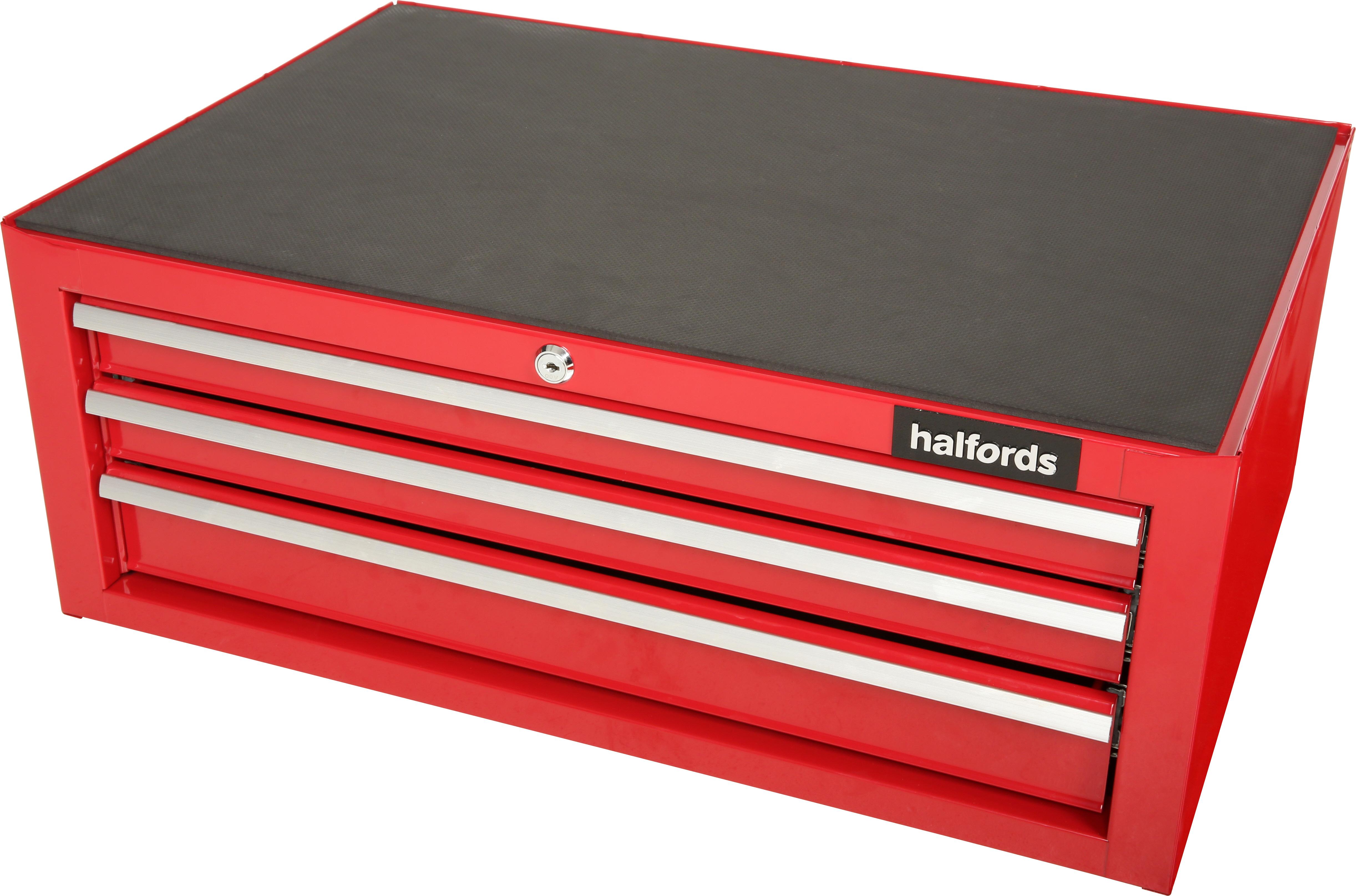 Halfords 3 Drawer Mid Chest - Red | Halfords IE