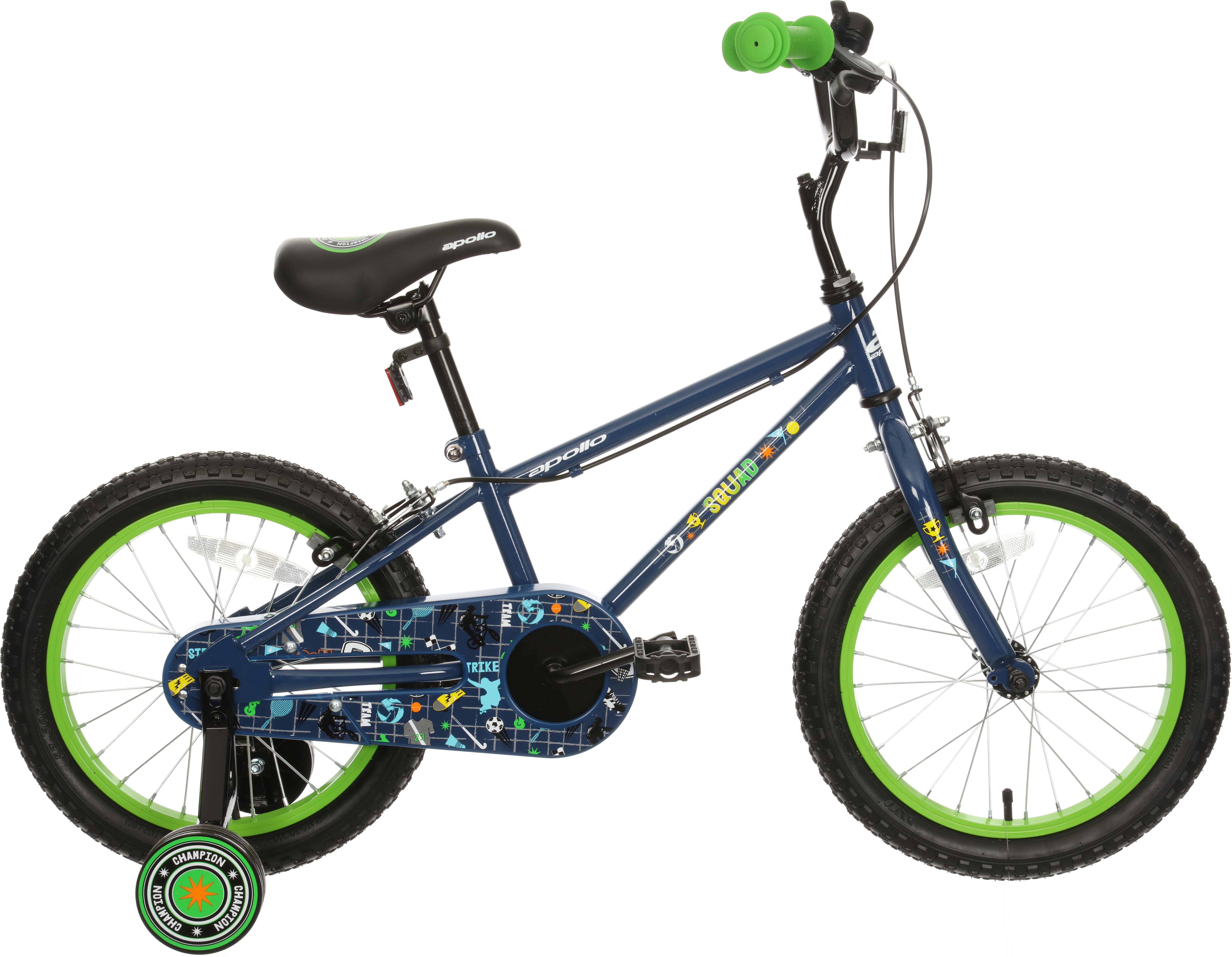 Apollo Squad Kids Bike - 16" Wheel | Halfords IE
