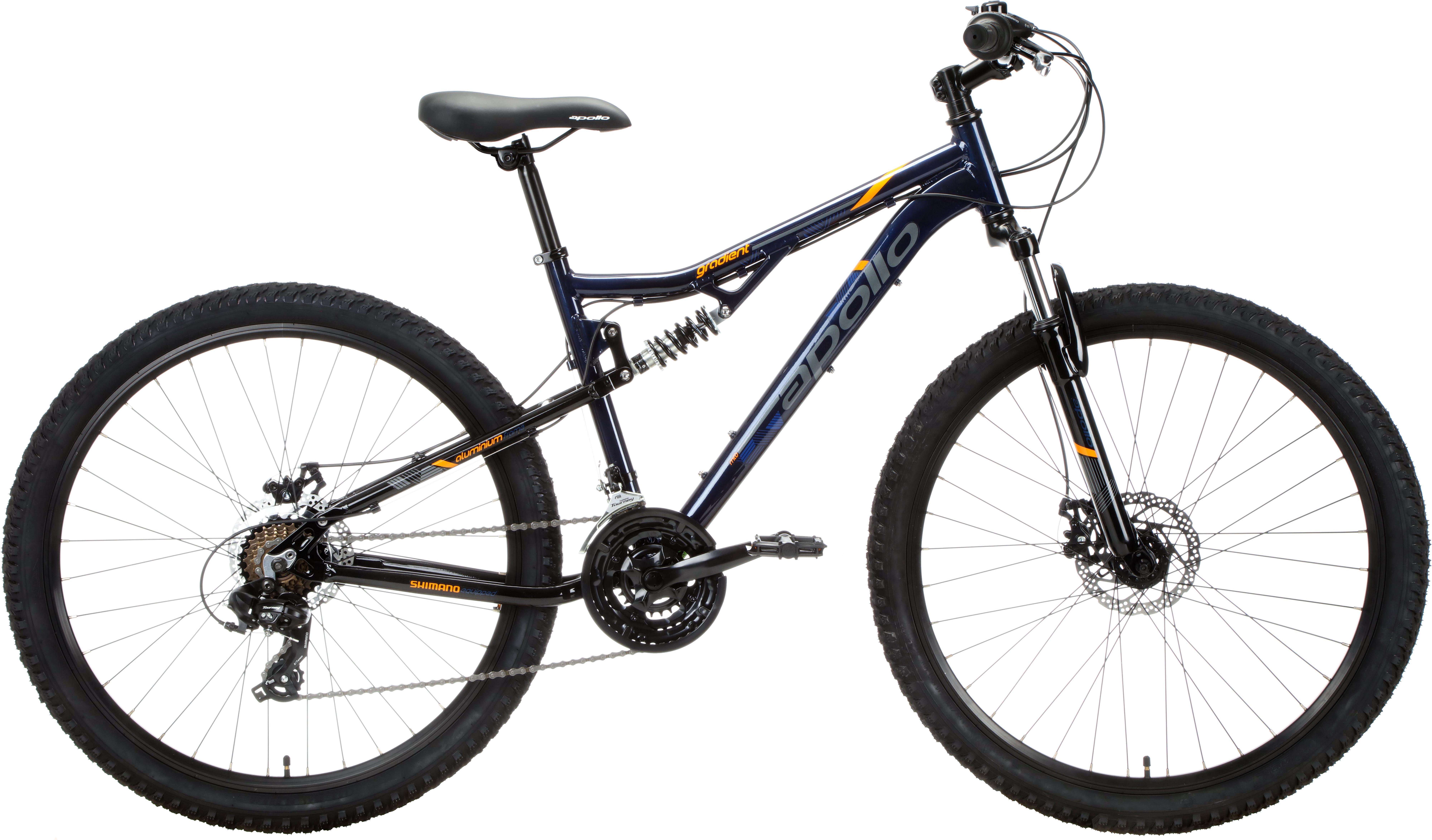 Apollo Gradient Mountain Bike - S, M, L Frames | Halfords IE