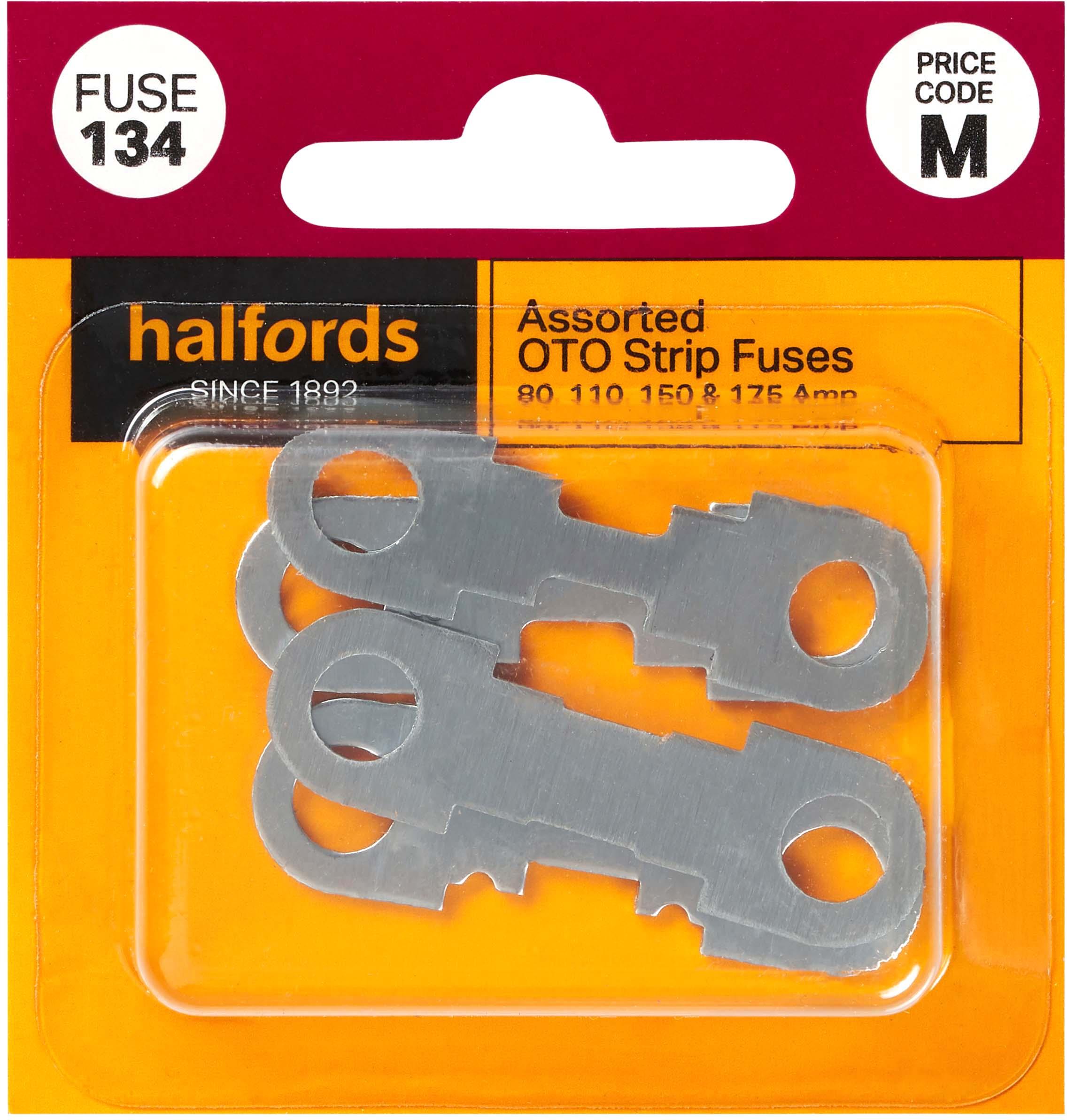 Halfords Assorted OTO Strip Fuses 80>175 Amp (FUSE134) | Halfords IE