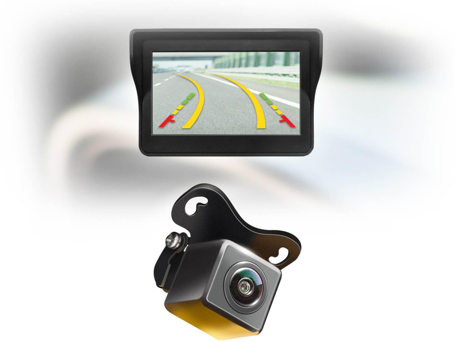 Motormax Universal 4.3" Monitor & Reversing Camera Kit with 110 ...