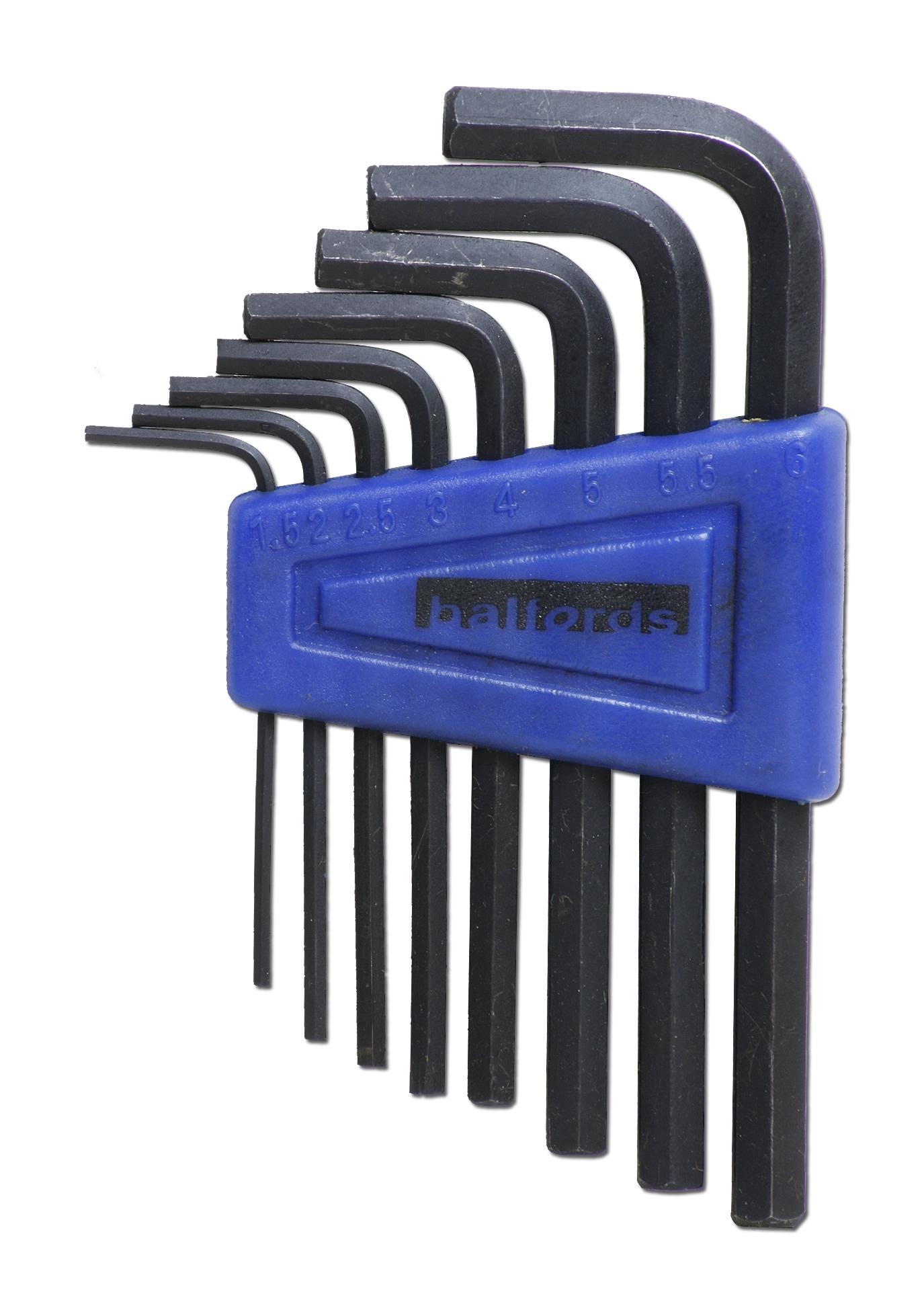 Halfords Metric 8 piece Hex Key Set | Halfords IE